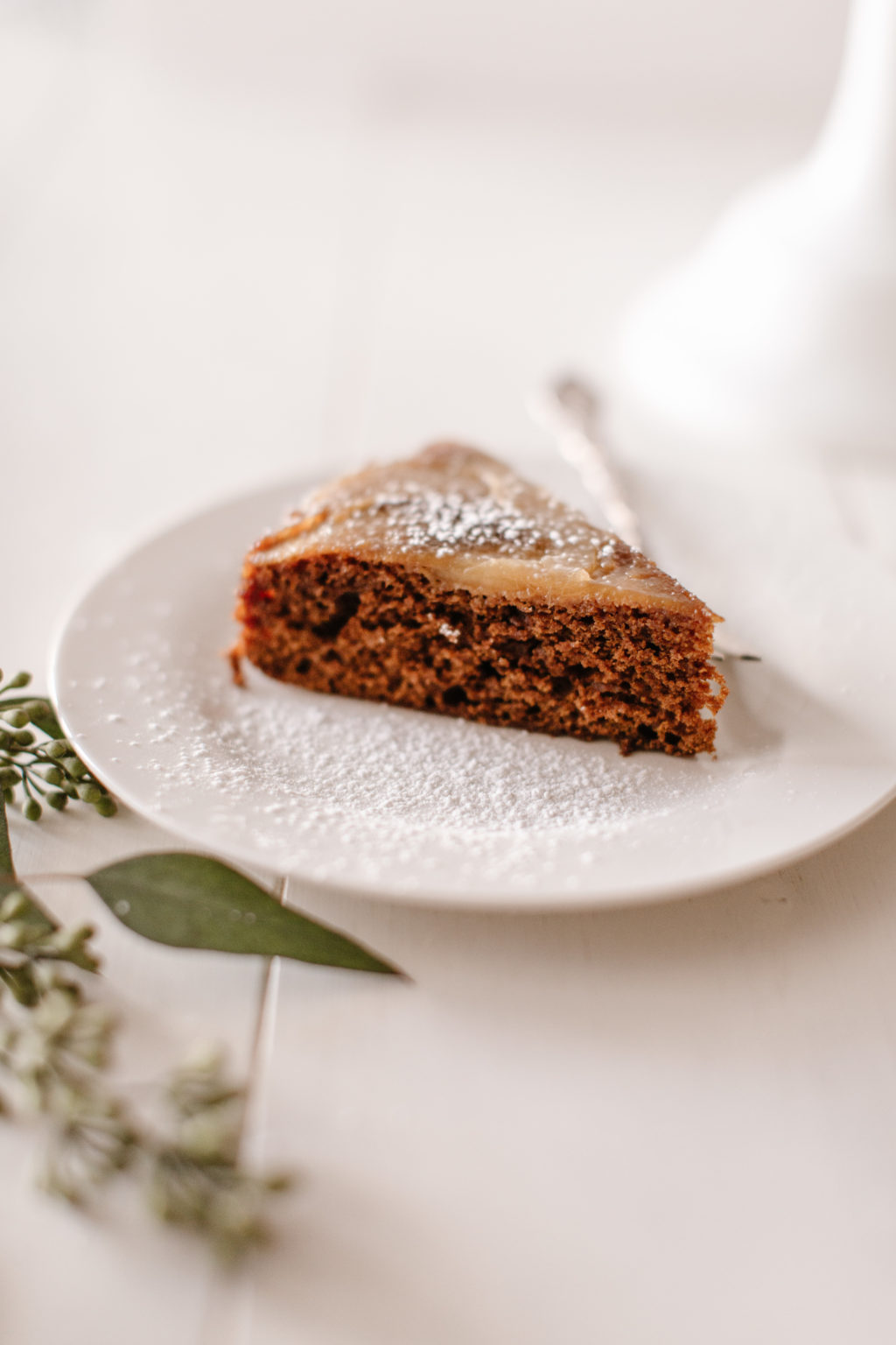 Upside-Down Pear Gingerbread Cake - Fraiche Living