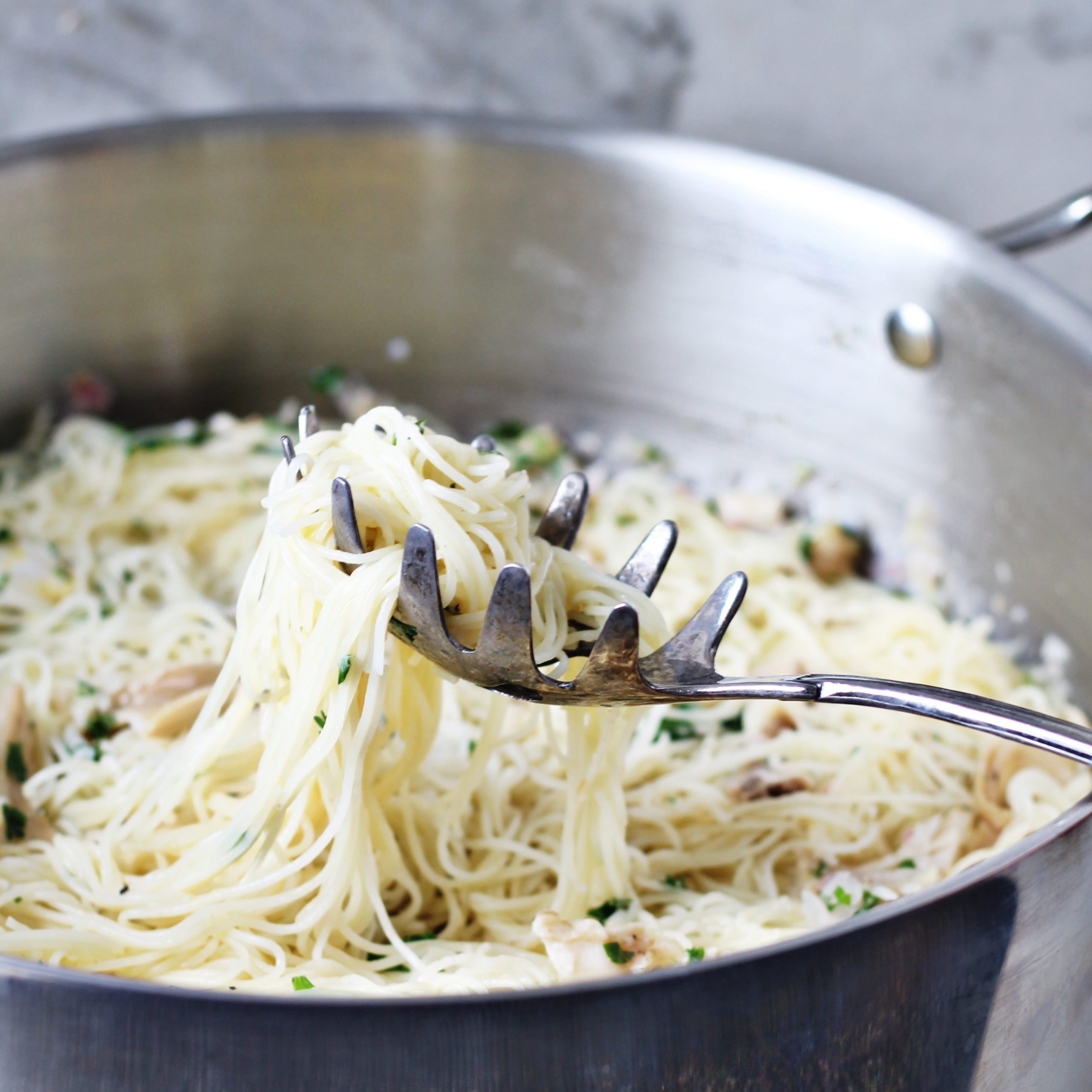 Razor Clam Lemon Capellini - Fraiche Living