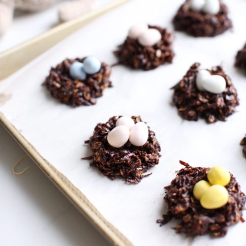 No-Bake Chocolate Haystack Cookies - Fraiche Living