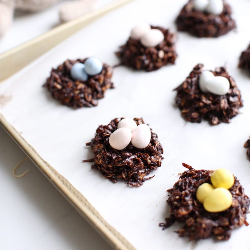 No-Bake Chocolate Haystack Cookies - Fraiche Living
