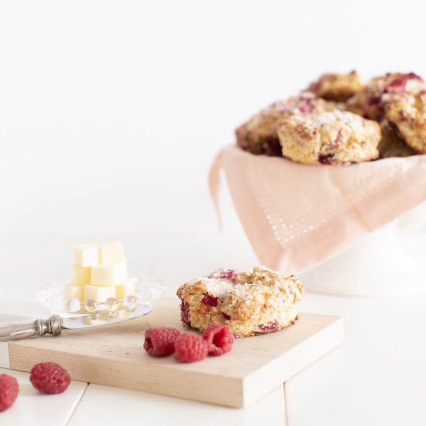 Raspberry Lemon Scones - Fraiche Living