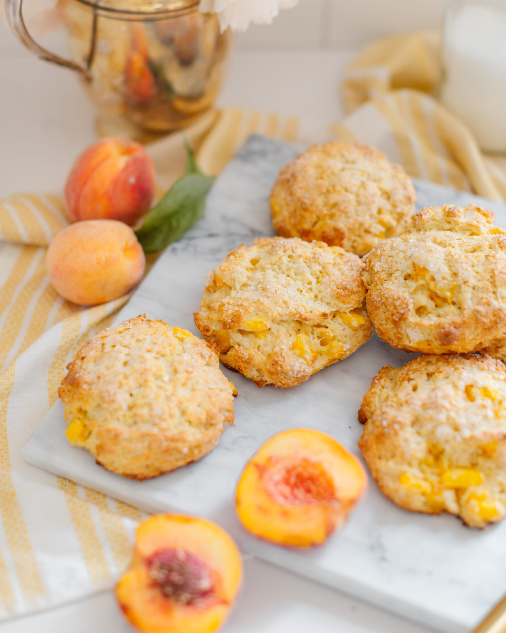 Peaches & Cream Scones - Fraiche Living