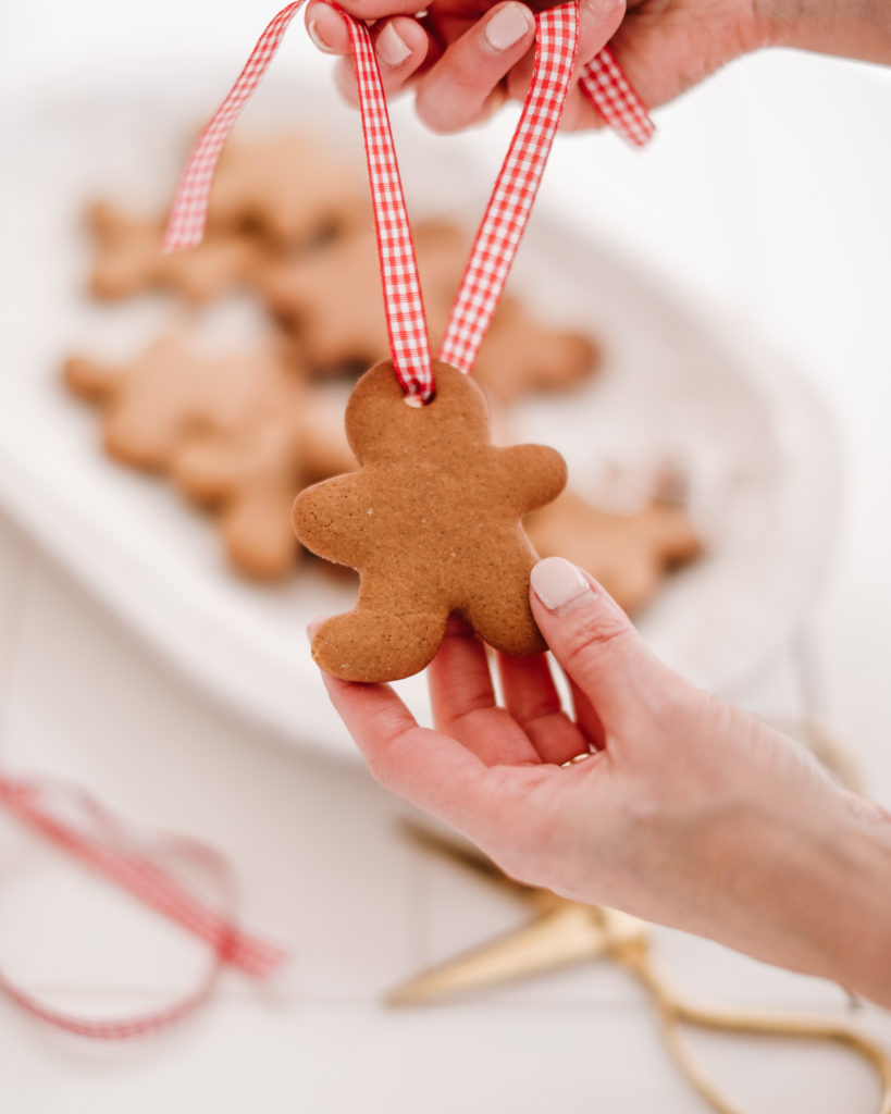 How to Make Gingerbread Ornaments - Fraiche Living