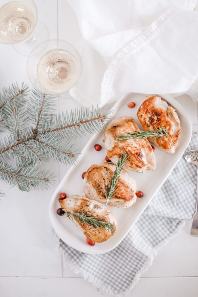 Cranberry Rosemary Stuffed Chicken Breasts - Fraiche Living