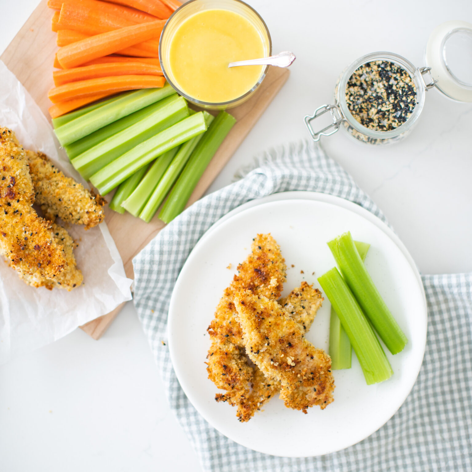 Everything Bagel Chicken Tenders - Fraiche Living