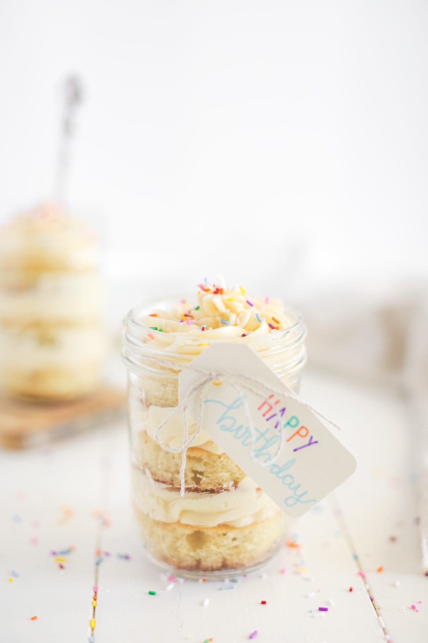 Birthday Cake in a Jar - Fraiche Living