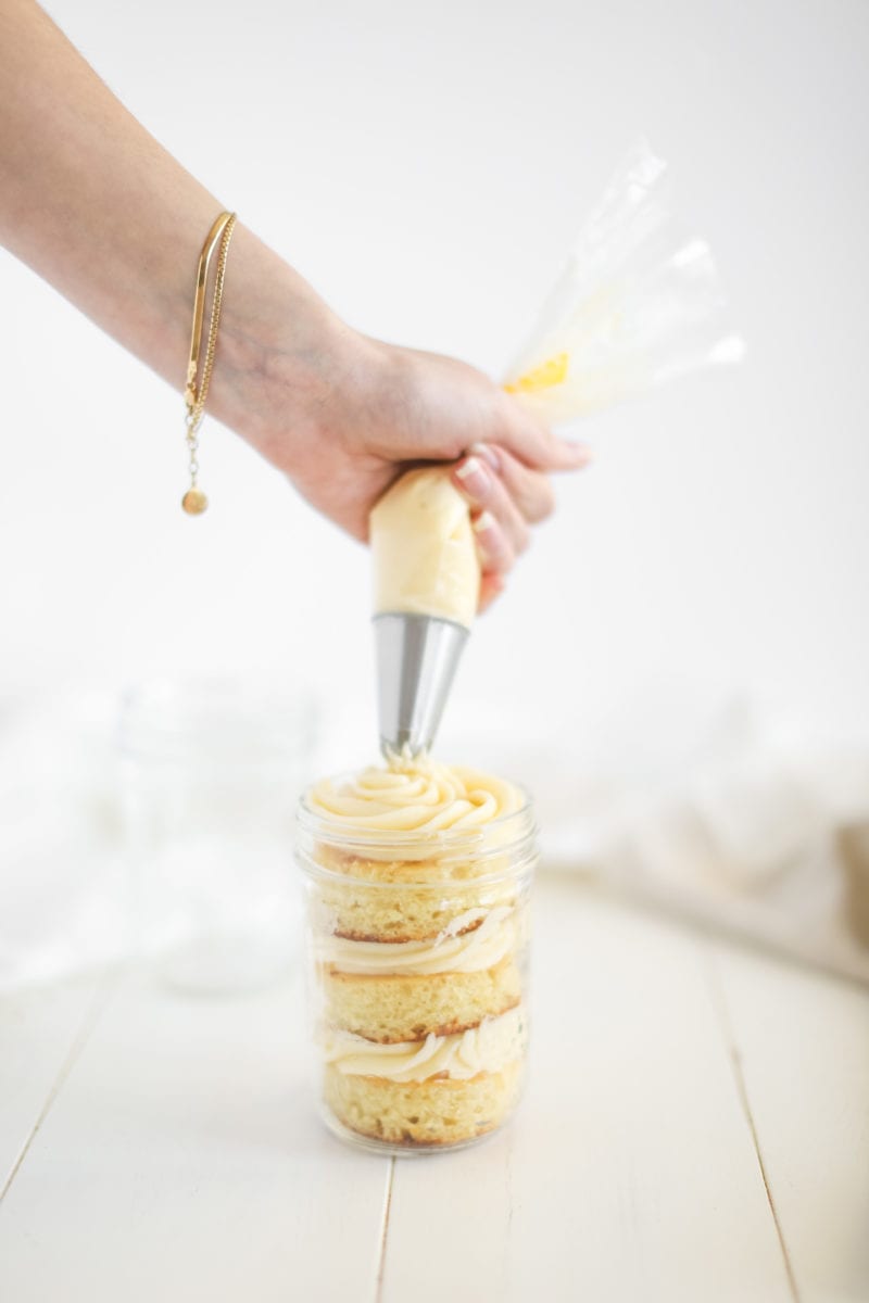 Birthday Cake in a Jar - Fraiche Living