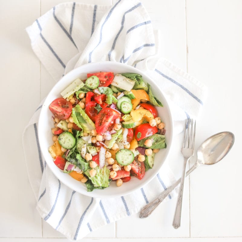 Green Greek Salad - Fraiche Living