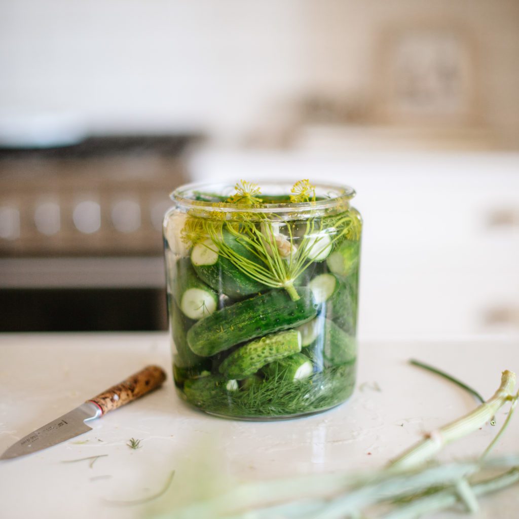 Hungarian Summer Pickles (Kovászos uborka) - Fraiche Living