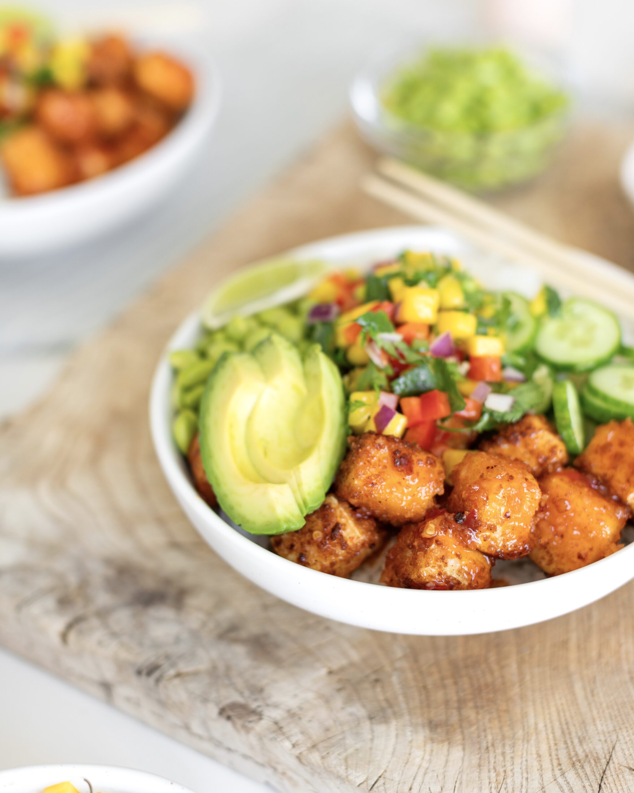 Crispy Tofu Bowl - Fraiche Living