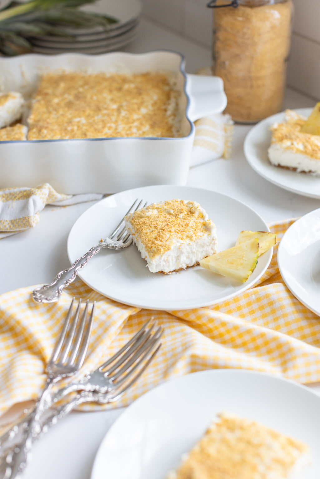 The Best Pineapple Delight (egg free) - Fraiche Living